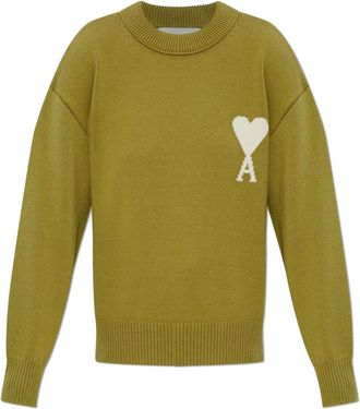 Ami Femme, Pulls, Vert, Taille: 38 FR Pull oversize