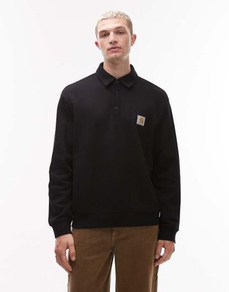 Carhartt Work in Progress Sweat avec col polo - Noir