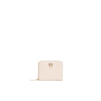 Pinko Pinko, Femme, Accessoires, Beige, Taille: ONE Size Taylor Zip-Around Wallet