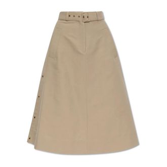 Moncler Rock mit einem Taillenbund - - Skirts - Damen - Beige - XS