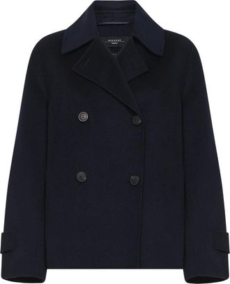 Max Mara Femme, Manteaux, Bleu, Taille: 34 FR Wkdfantino Coat