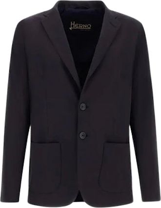 Herno Homme, Vestes, Bleu, Taille: S Seer-crease Blazer