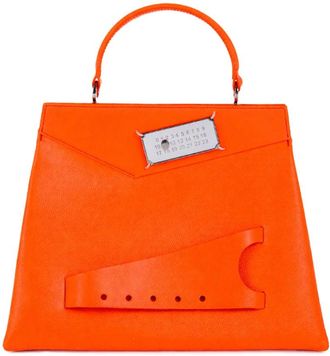 Maison Margiela Femme, Sacs, Orange, Taille: ONE Size Snatched Handbag Small