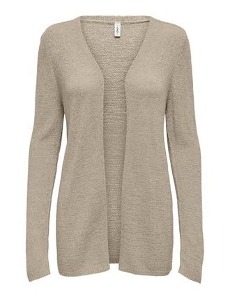 Only Onlsunny KNT Nca Cardigan &agrave; col en V, Taupe, XS