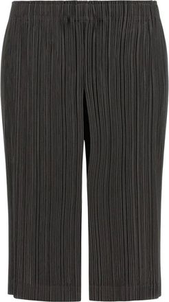 Issey Miyake Shorts Bermuda Thicker Bottoms 2 - Femme - Shorts - Gris - Taille: 42 FR
