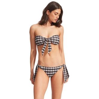 Seafolly Damen Bikinihose Portofino Hipster Tie Side