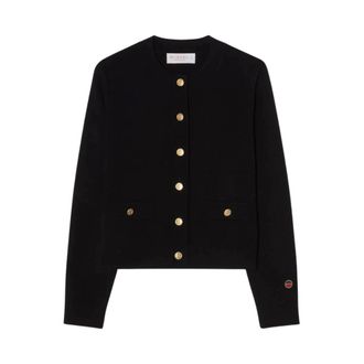 Busnel Femme, Pulls, Noir, Taille: 46 FR Aria Cardigan