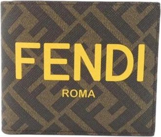 Fendi Portefeuille Pre-owned (Bifold) - Homme - Pre-owned - Brun - Taille: ONE Size