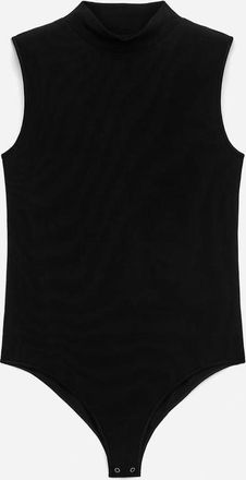Arket Stretchbody Mit Stehkragen -Schwarz