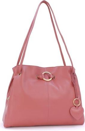 Gigi Sac Port&eacute; &Egrave;paule Femme Cuir - Sac Cabas Moyen - Sac &agrave; Main Multipoches - 4323 - Rose