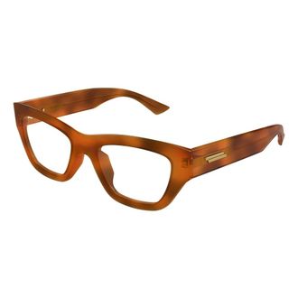 Bottega Veneta Stylische Brille Bv1360O Farbe 002 - - Accessories - Damen - Braun - 49 MM
