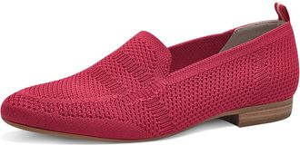 Jana Damen Slipper mit Strukturmuster Vegan, Rosa (Fuxia), 37 EU