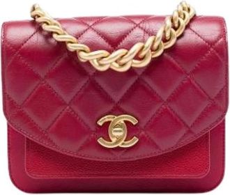 Chanel Pre-owned Sac bandouli&egrave;re vintage - Femme - Pre-owned - Rouge - Taille: ONE Size
