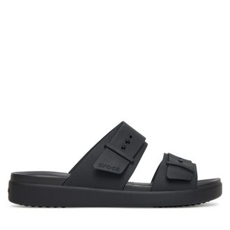 Crocs Pantoletten Crocs Brooklyn Buckle Low Low 211215 Schwarz