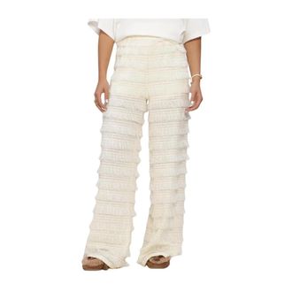 Harper & Yve Wide Hosen - - Trousers - Damen - Wei&szlig; - XL
