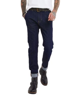 Joe Browns Herren Tapered Fit Indigo Wash Nachhaltige Denim Jeans, blau, 30 W/34 L