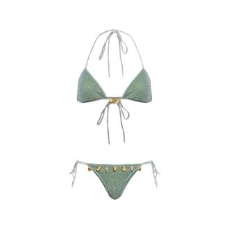 Os&eacute;ree Femme, Maillots de bain, Vert, Taille: 42 FR Lumiere Charm Two Piece
