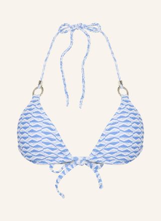 Heidi Klein Heidi Klein Triangel-Bikini-Top Tinos blau