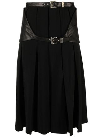 Enfants Riches Deprimes Midirock mit Gürtel - Schwarz