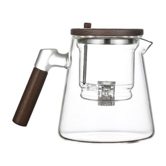Generico Enchantipot Glaspresse, 750 ml, Holzgriff, Wassertrenn-Design, hitzebest&auml;ndige langlebige -Teekannen zur Herstellung von losen Bl&auml;ttern