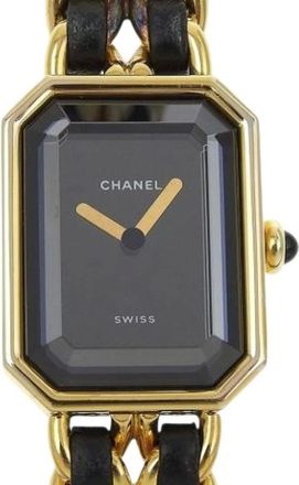 Chanel Pre-owned Verre montres - Femme - Pre-owned - Noir - Taille: ONE Size