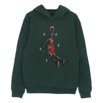 Nike Jordan Essential Fleece Holiday Hoodie - - Sport - Herren - Gr&uuml;n - XL