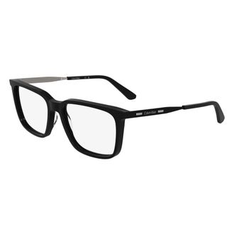 Calvin Klein Homme, Accessoires, Noir, Taille: 56 MM Rectangle Optical Frame