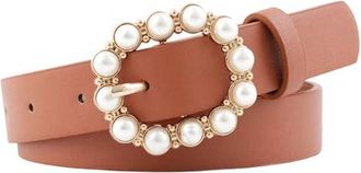 Generic Ceintures Femme - Ceinture D&eacute;contract&eacute;e Unisexe pour Tous les Jours - Design Polyvalent et Confortable Id&eacute;al Tenue Quotidienne Durable Accessoire Mode