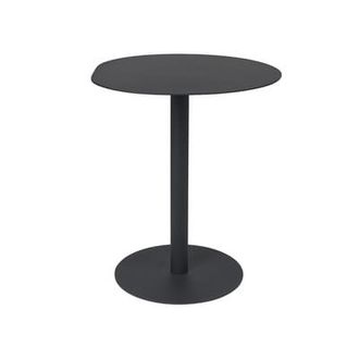 Ferm Living Table ronde Pond Café - Noir - Acier galvanisé thermolaqué