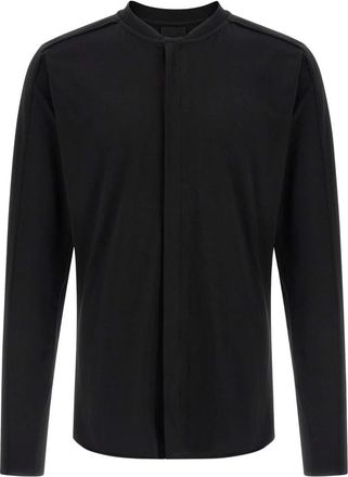 Thom Krom Homme, Tops, Noir, Taille: M 911 Stretch Cotton Jersey Shirt