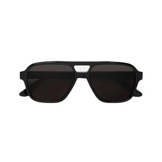 Retro Superfuture Zeitlose schwarze Sonnenbrille mit Zeiss Gl&auml;sern - - Accessories - unisex - Schwarzk - ONE SIZE