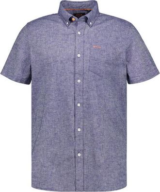 N.Z.A. Herren Kurzarmhemd blau