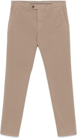 Canali Hose mit Tapered-Bein - Braun
