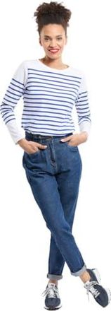 Armor Lux Femme Marini&egrave;re Arsenal Femme Top manches longues, Multicolore (Blanc/Etoile Dw5), XL EU