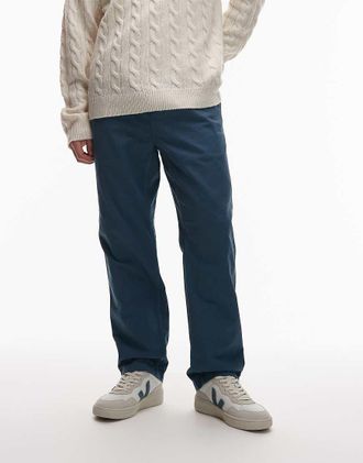 Carhartt Work in Progress Flint - Pantalon fusel&eacute; - Bleu p&acirc;le