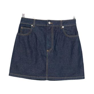Maison Kitsun&eacute; Jeans-Minirock - - Skirts - Damen - Blau - W26