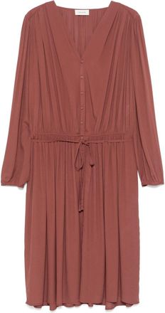 Christophe Lemaire Midikleid mit Bluse - Rosa
