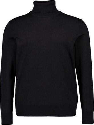 Daniel Hechter Herren Rollkragenpullover grau Baumwolle unifarben