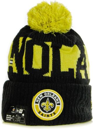 New Era Pom Pom M&uuml;tze Field Sport Knit - - Accessories - Herren - Schwarzk - ONE SIZE
