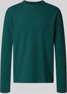 Mc Neal Longsleeve mit Strukturmuster und Rundhalsausschnitt