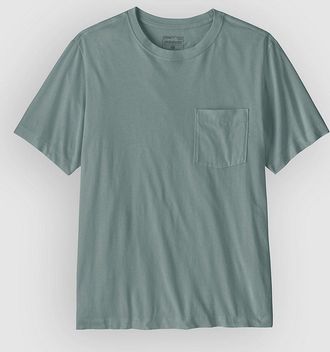 Patagonia Daily Pocket T-Shirt blue sage