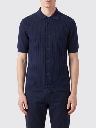 Brunello Cucinelli Polo Herren Farbe Blau