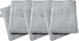 Univers D&eacute;cor Lot de 2 ou 6 Gants de Toilette Spa 15 x 21 cm / 400 GR/m&sup2; (6, Perle)