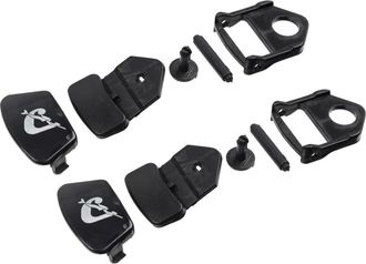 Cressi Erwachsene Schnalle Buckles Mask, Schwarz, M, DZ210010