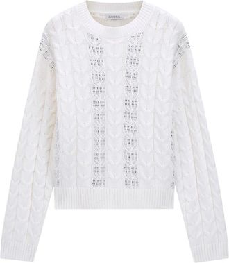 Guess Cassandra Pullover - - Knitwear - Damen - Wei&szlig; - XS