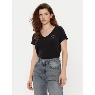 Pieces T-Shirt New Billy 17102921 Schwarz Regular Fit