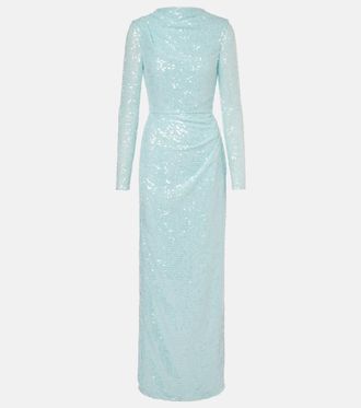 Erdem Robe longue à sequins