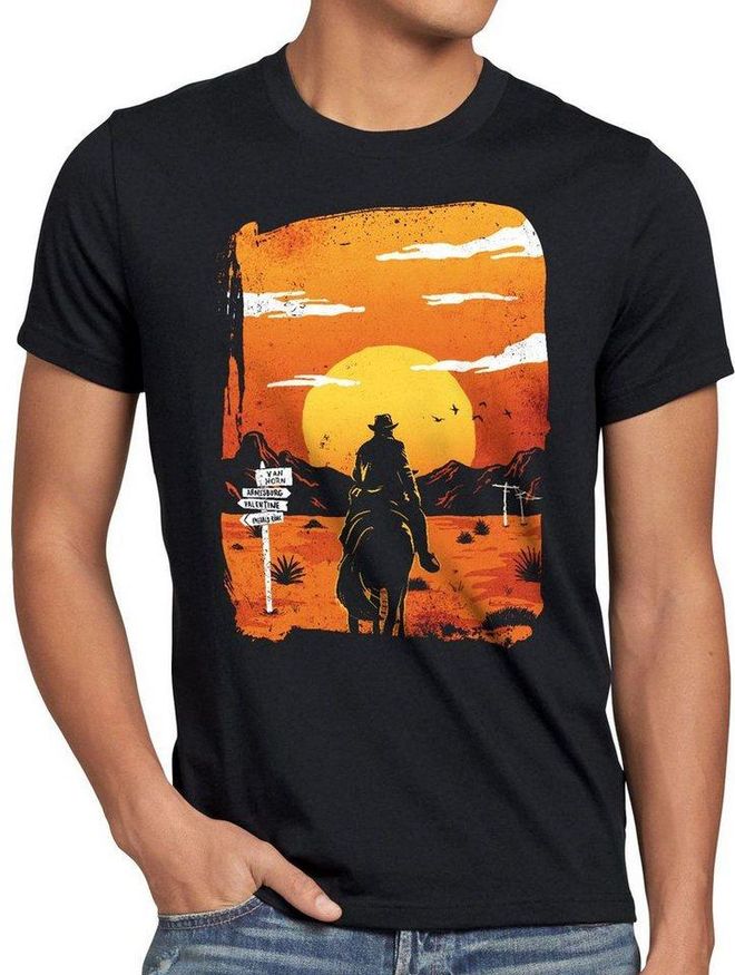 style3 T-Shirt Wild West Outlaw rdr2 arthur morgan red dead redemption ...