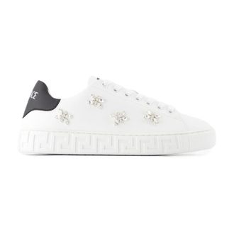 Versace Womens La Greca Sneaker White Others