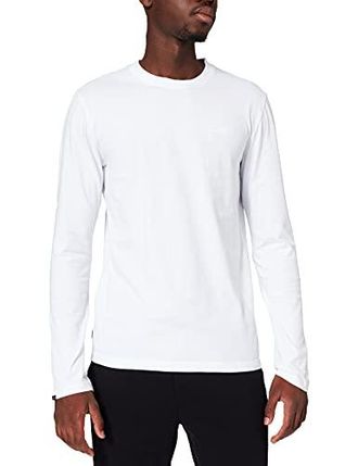 Superdry Vintage Logo EMB LS Top T-Shirt, Optic, XL Homme